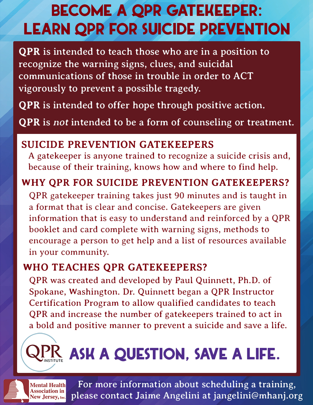 Suicide Prevention